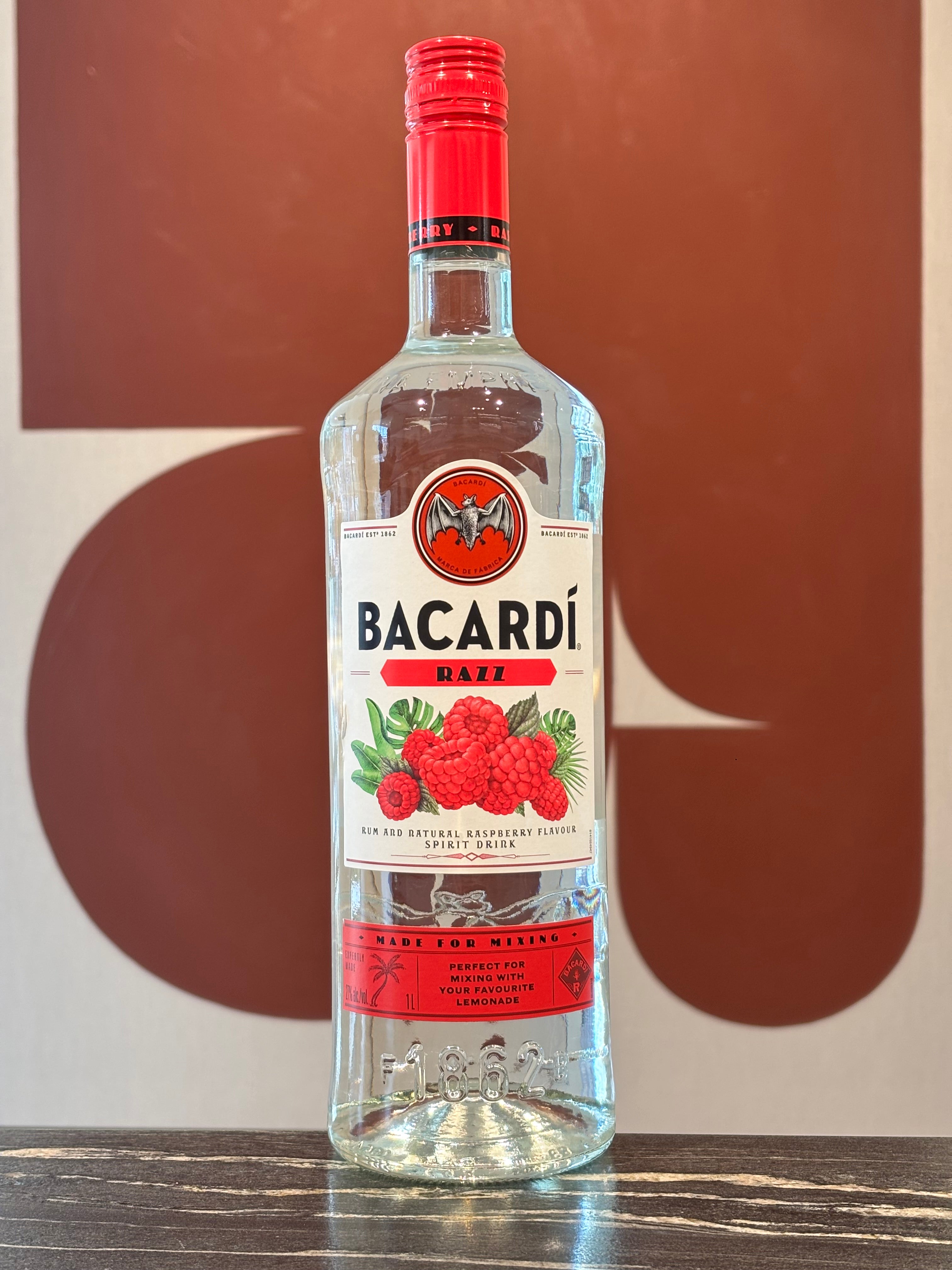 BACARDI (100cl) Rum Razz – Wijnen Le Compte